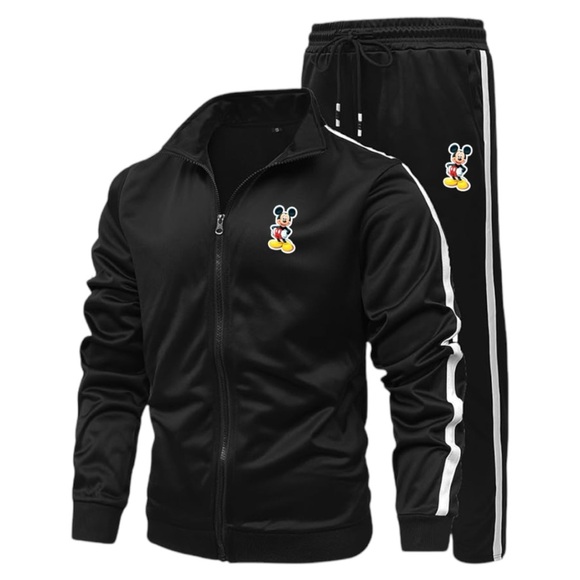 Shirts | Mens Mickey Mouse Tracksuit Black | Poshmark